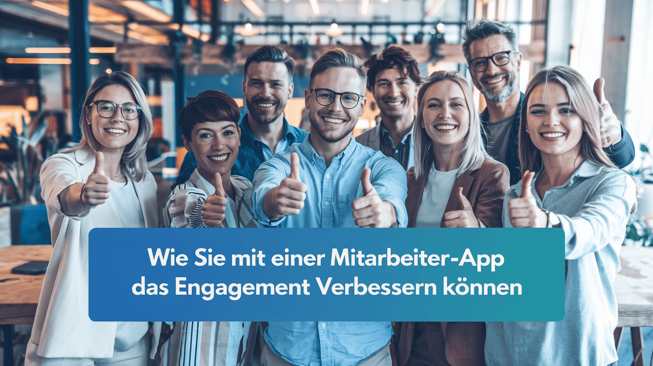 Wie Sie mit einer Mitarbeiter-App das Engagement verbessern können - IK-up!